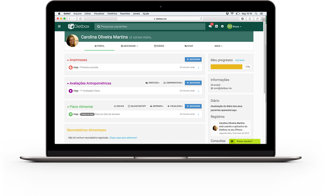 Dietbox - Software de nutrição que fideliza pacientes